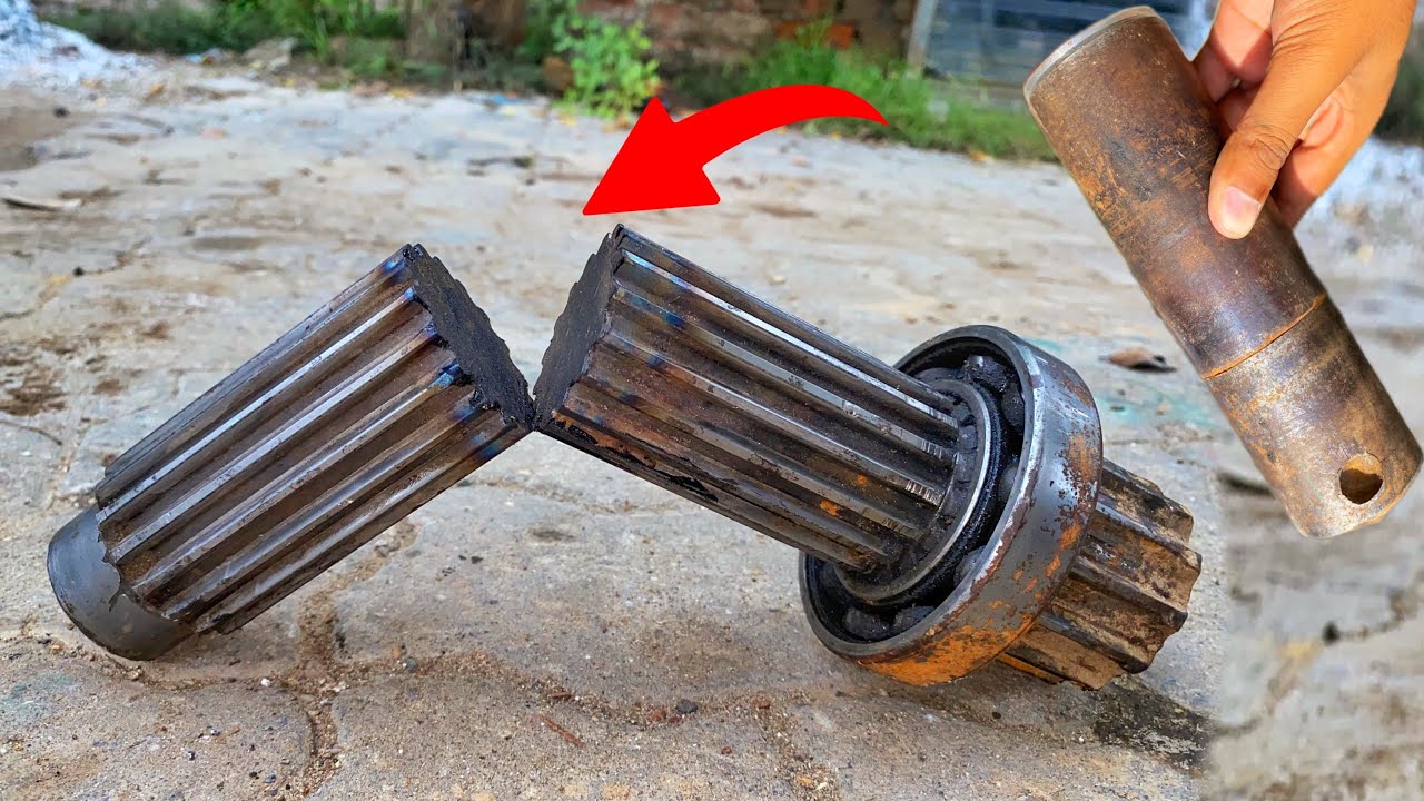 Technically Threads Method used for Repairing of 2 Pieces of Broken ...