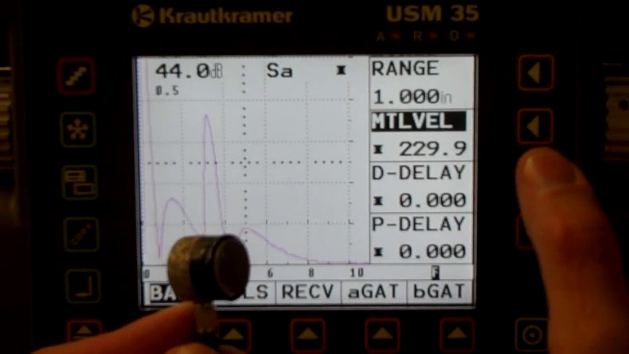 Basic UT Scope Joe Clasen - USM35 - YouTube