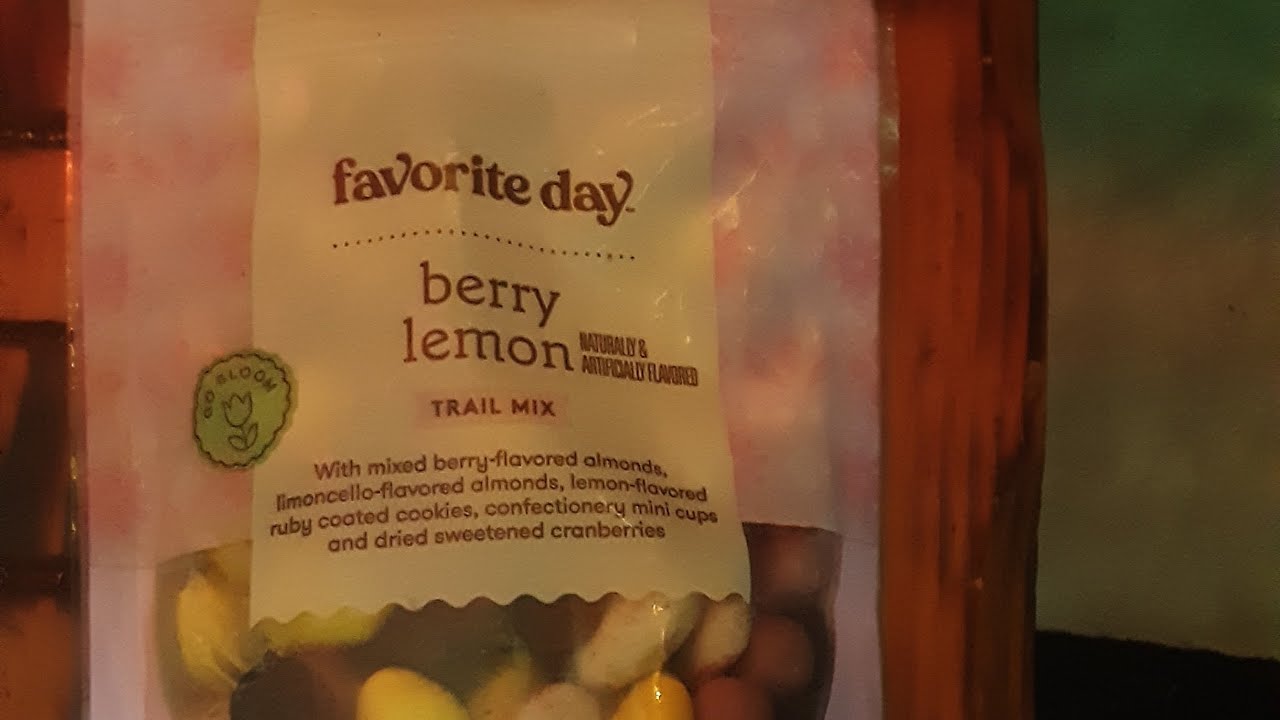 Let's try: Favorite Day berry lemon Trail mix - YouTube