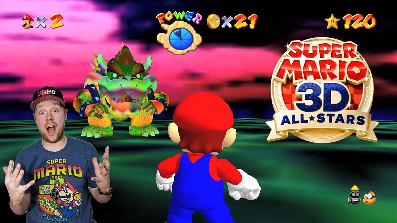 Beating Super Mario 64 On Nintendo Switch 3d All Stars Youtube
