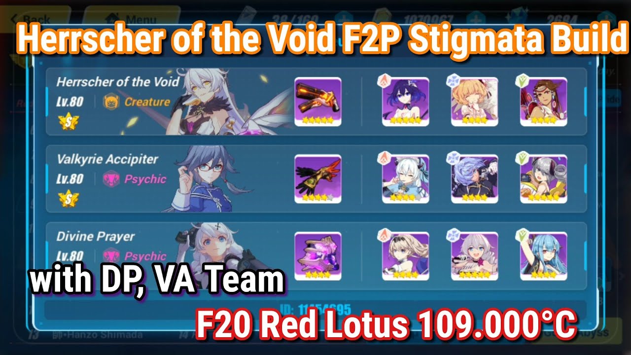 Herrscher of the Void F2P Stigmata Build with DP, VA team - F20 RL 109K - YouTube