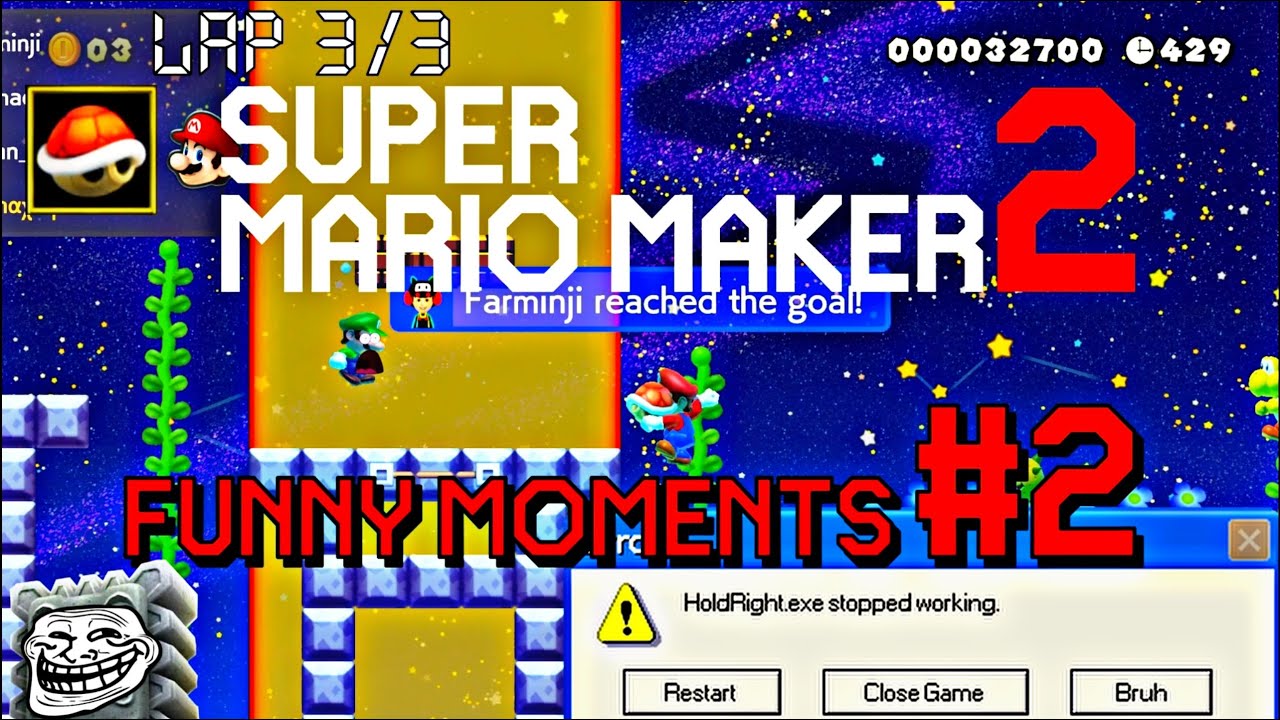 Funny Moments and More! #2 - Super Mario Maker 2 - YouTube