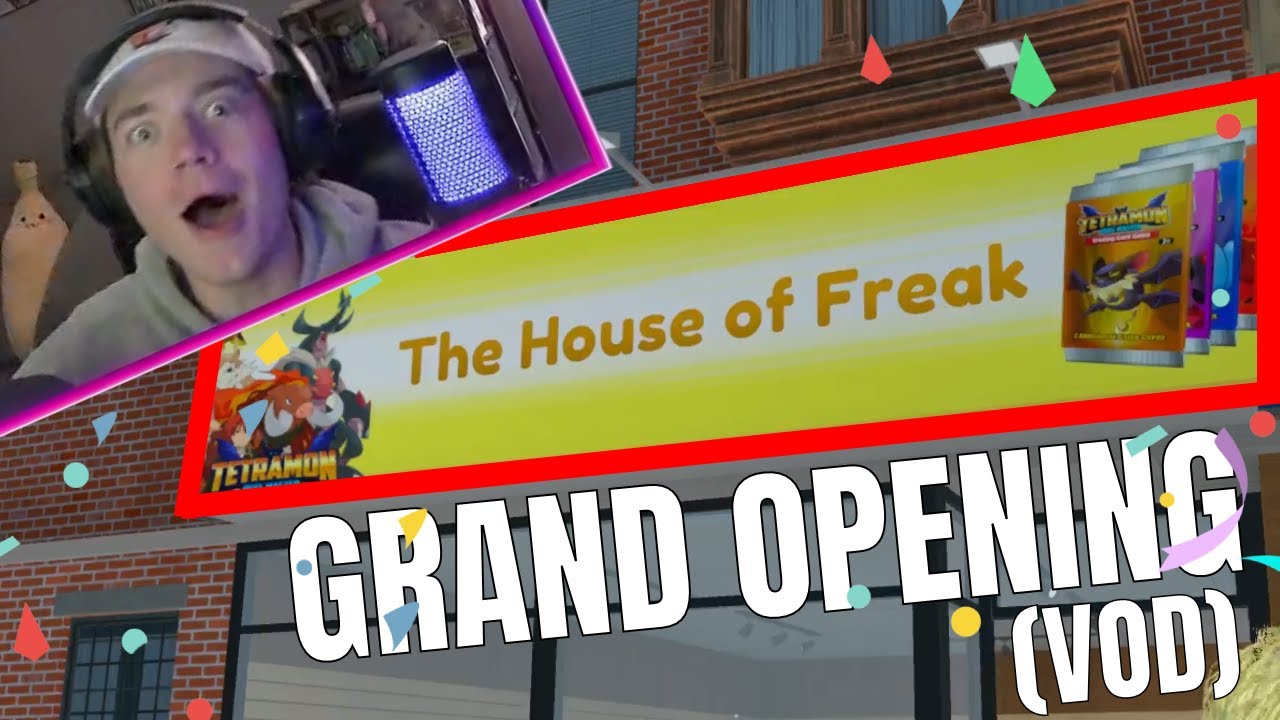 GRAND OPENING OF THE HOUSE OF FREAK (TGC Card Shop Simulator Freaky ...