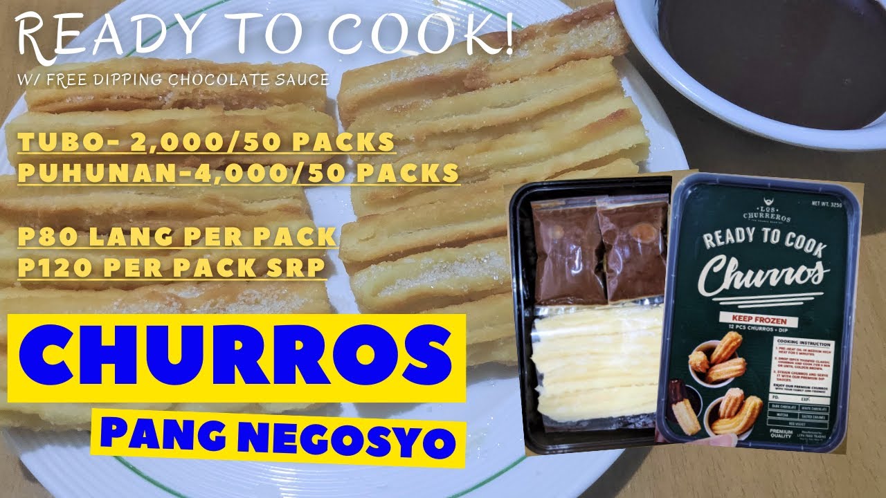 Ready to cook CHURROS l PATOK NA PANG NEGOSYO IDEAS l (meryenda o ...