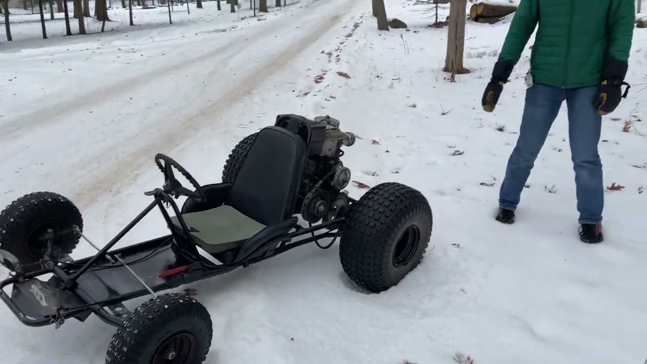 This Manco Dingo Go Kart is a great for thrashing on a slippery ...