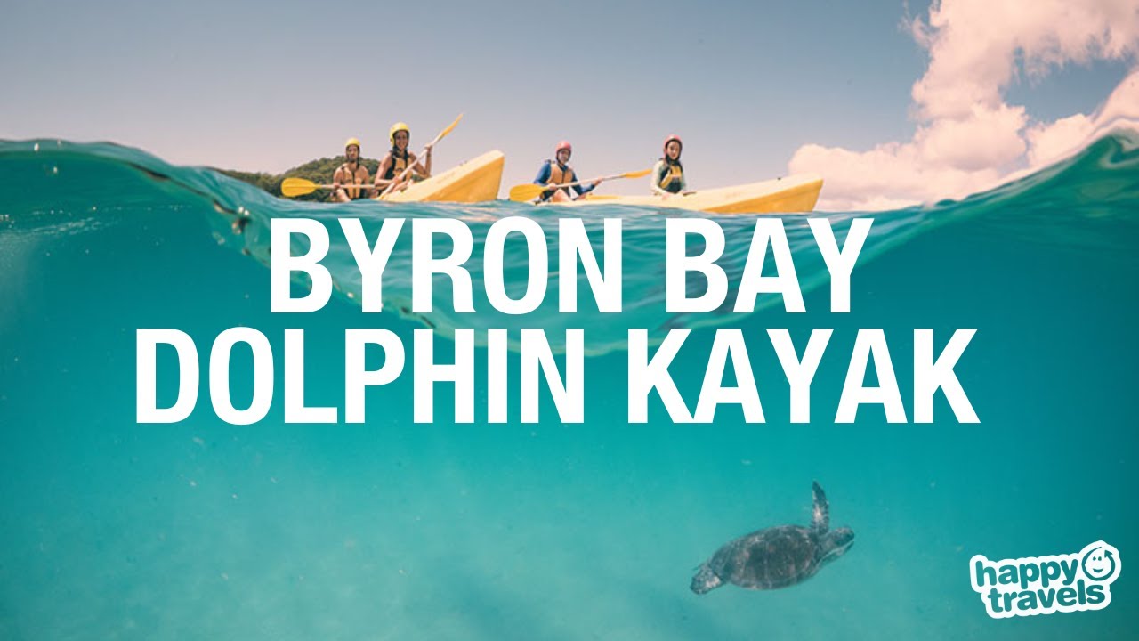 Kayak With Dolphins in Byron Bay - 4K Ultra HD by Happy Travels - YouTube