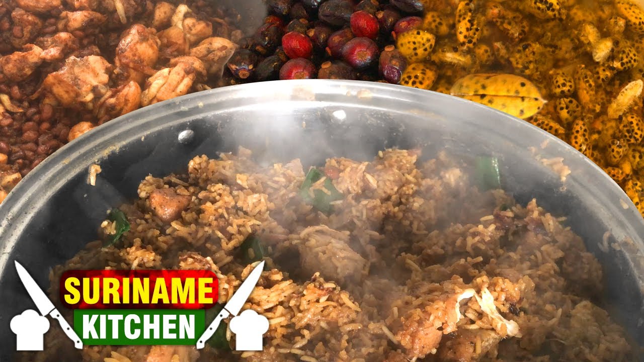 Masoes Rijst Moksi Alesi Gele Rijst Kip Met Bonen | Masoes Rice Moksi ...