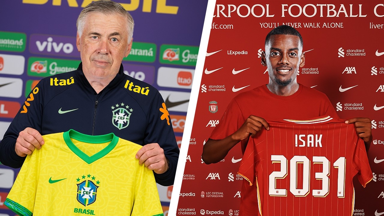 🚨 INSANE £120M BID! ISAK TO LIVERPOOL?! ANCELOTTI DITCHES REAL FOR BRAZIL?! | TRANSFER RUMOURS ...