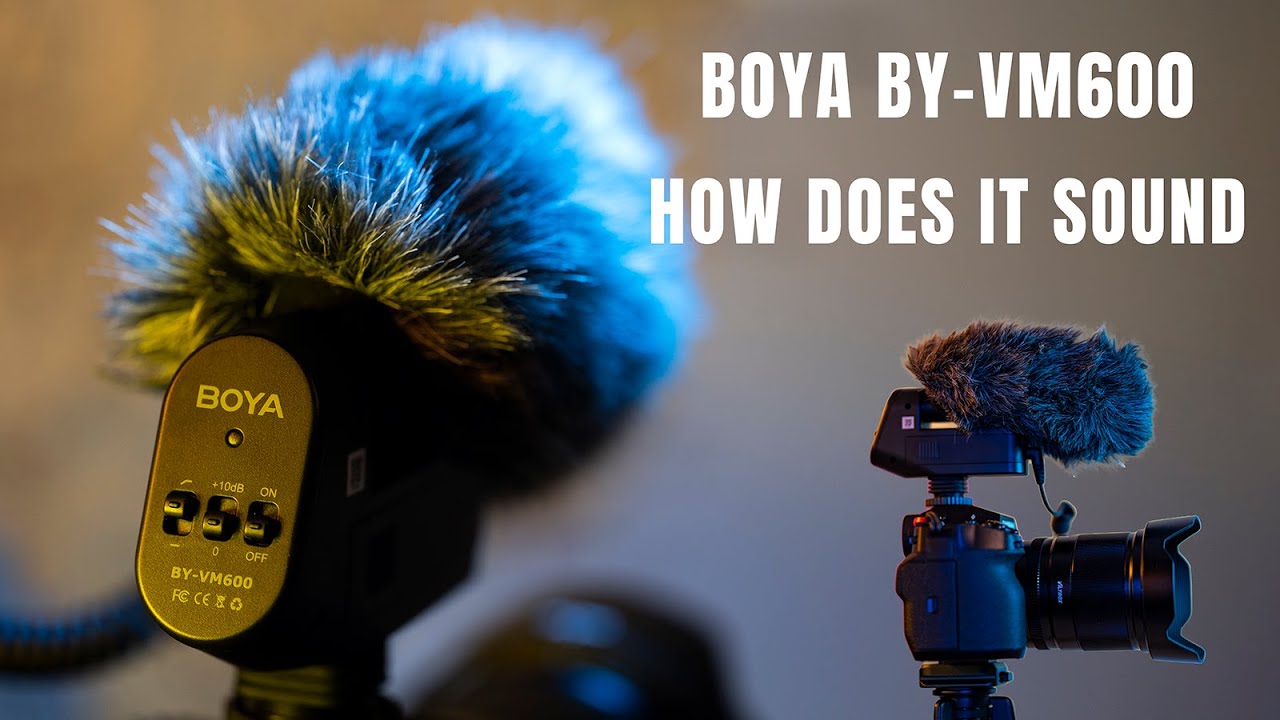 Shotgun Mic for home studio vs. vlogging - BOYA BY-VM600 - YouTube