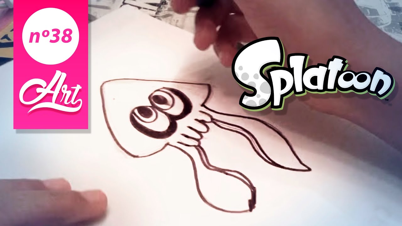 Como dibujar Calamar splatoon | videos dibujando - YouTube