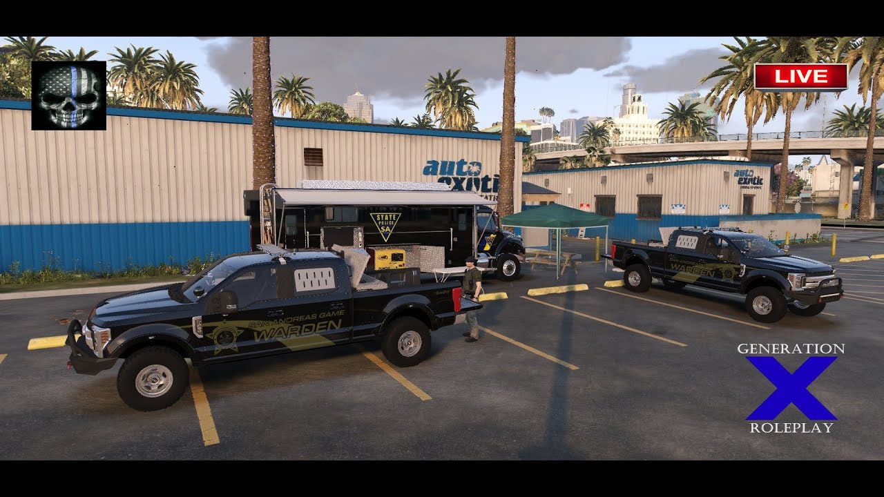 LIVE: Game Warden - Biggest Fish wins || FiveM || Generation X Roleplay ...