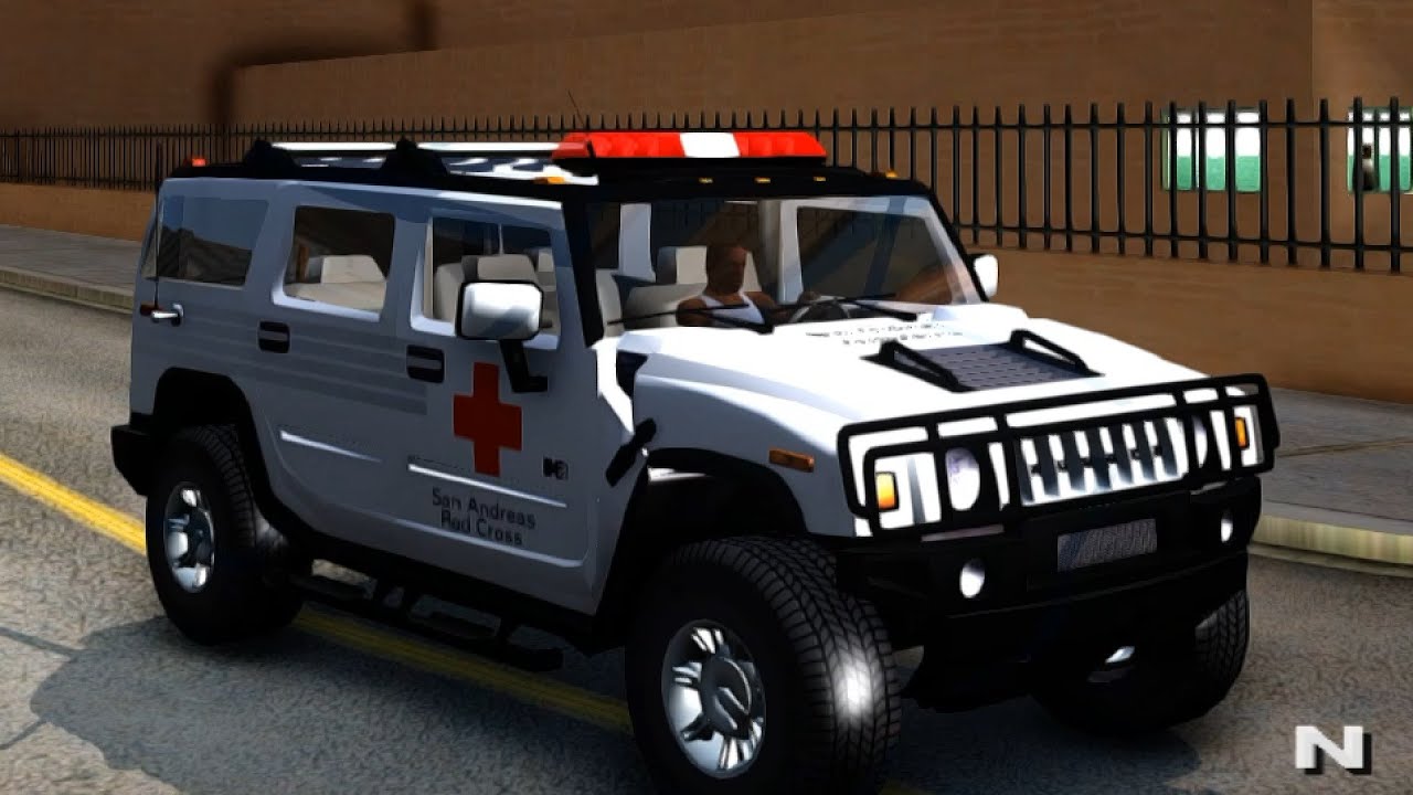 AMG H2 HUMMER Ambulance - GTA San Andreas _REVIEW - YouTube