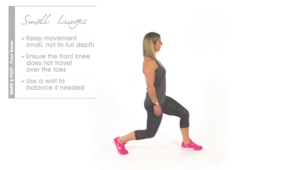 Small Lunges - YouTube
