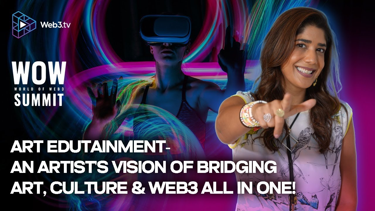 Amrita Sethi, Artist of Art by Amrita at at Wow Summit Dubai 2023 - YouTube