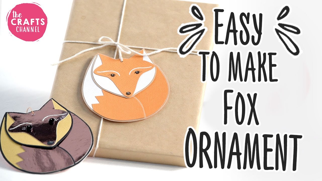 Gift Tag Tutorial: Easy DIY Fox Craft - YouTube