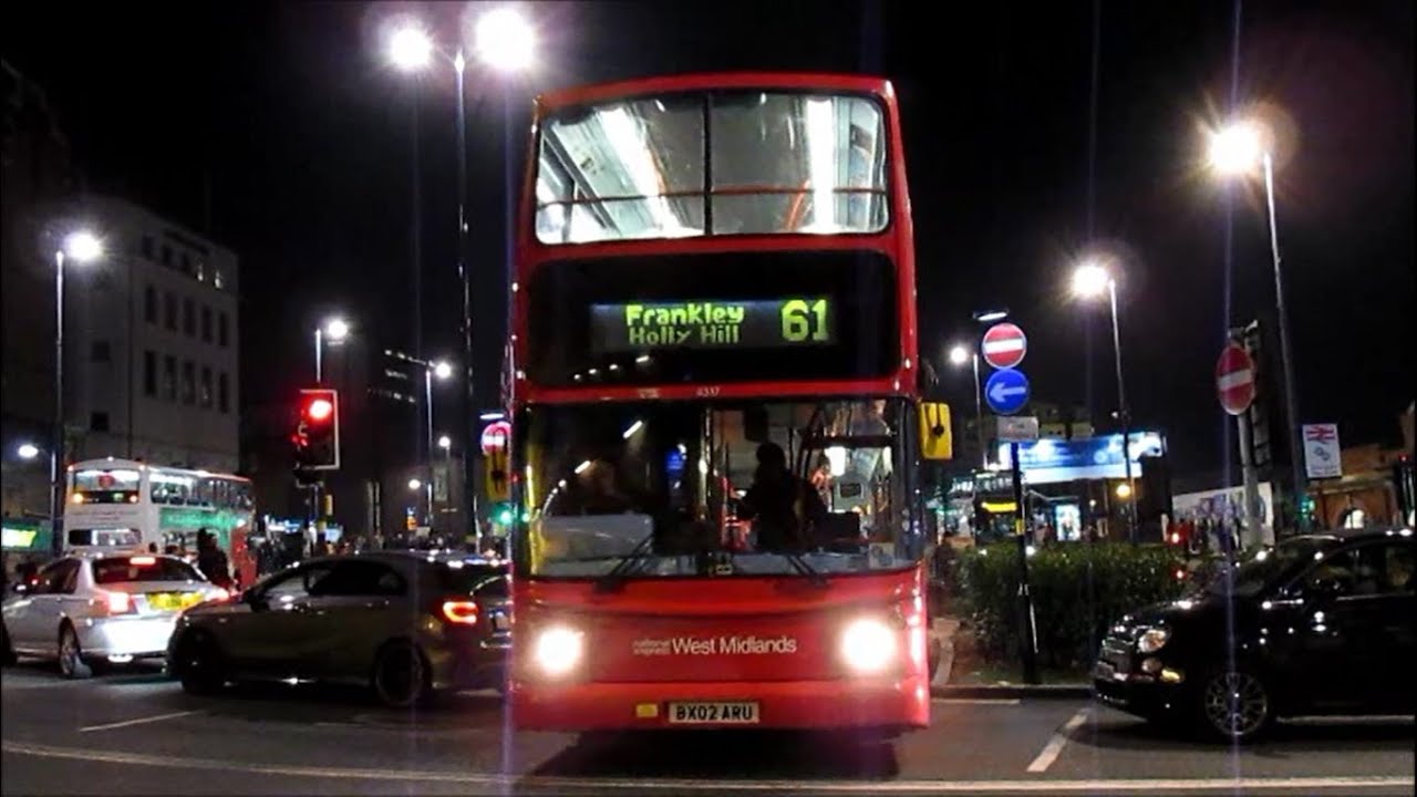 Rush Hour Buses around Birmingham City Centre - November 2014 - YouTube