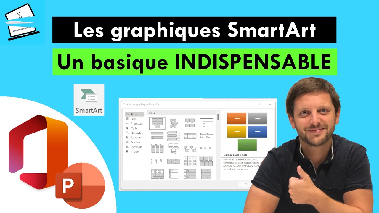 Les graphiques SmartArt - YouTube