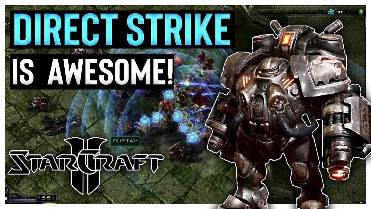 Direct Strike in Starcraft 2 is AWESOME! - YouTube
