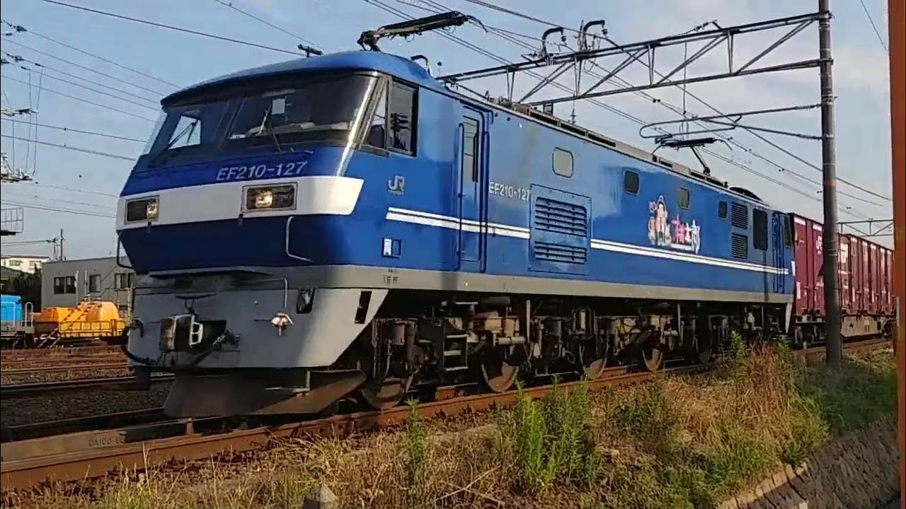 115系と8052レJR貨物桃太郎EF210−127 - YouTube
