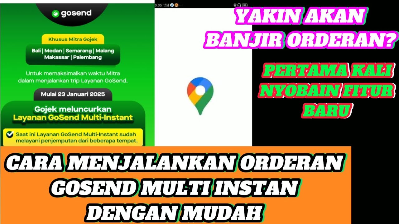 Cara Menjalankan Orderan Gosend Multi Instan dengan Mudah! - YouTube