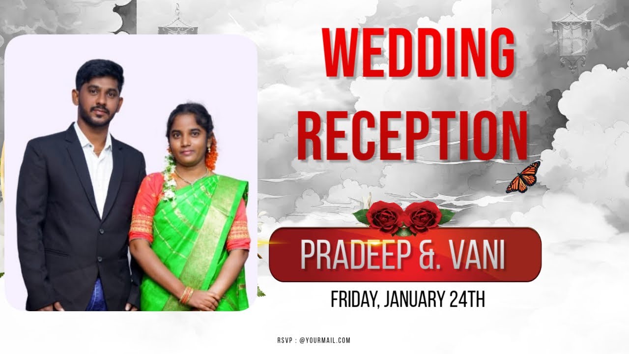 WEDDING RECEPTION OF PRADEEP AND VANI ||24-01-2024 - YouTube