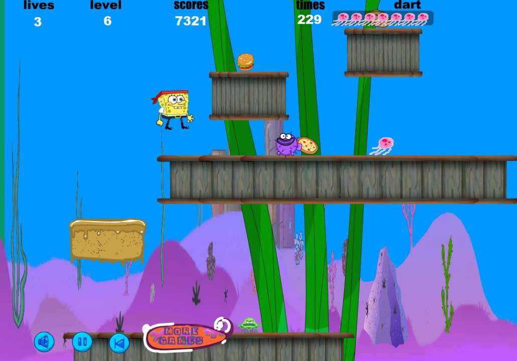 Jump Sponge Bob 2 Doodle Jump SpongeBob SquarePants ENDLESS MODE Part 2 ...