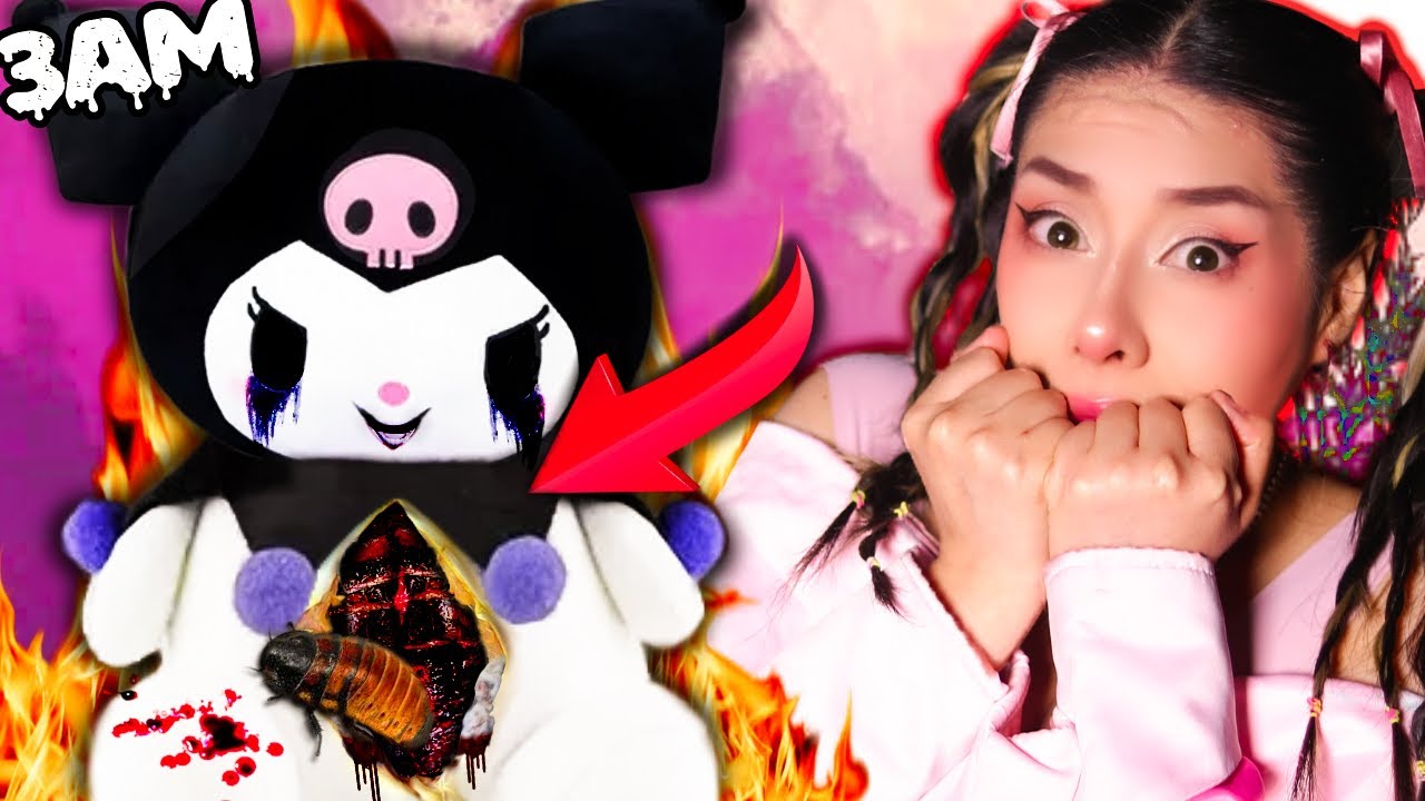 🚫 ABRIMOS PELUCHE MALDITO DE KUROMI ATERRADORA!! 🔪😱Hello Kitty SECRETO ...