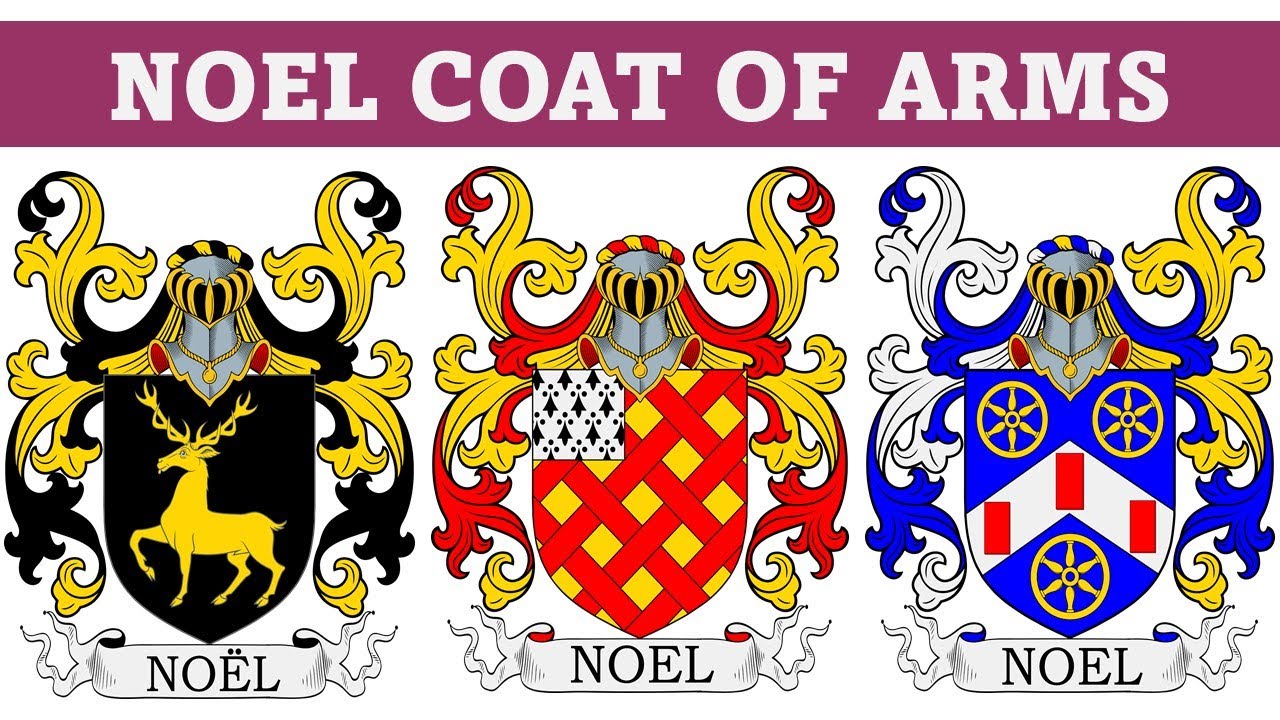 Noel Coat of Arms & Family Crest - Symbols, Bearers, History - YouTube