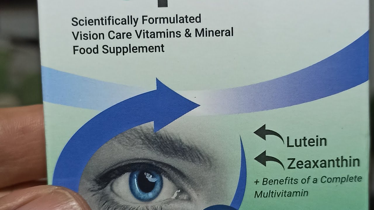 Optifix Vision Care Vitamins & Minerals - YouTube