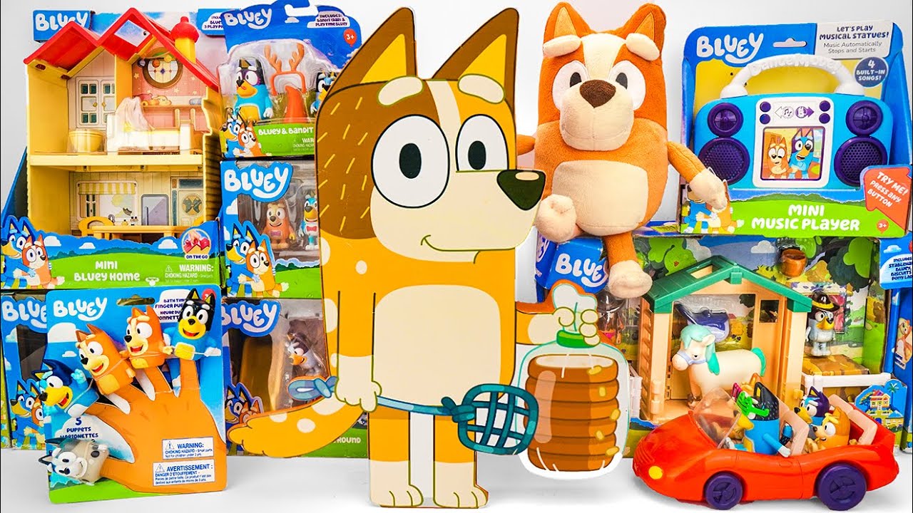 Bluey Toy Collection Unboxing Review 🐾 Mystery Chilli Box & Bluey’s ...