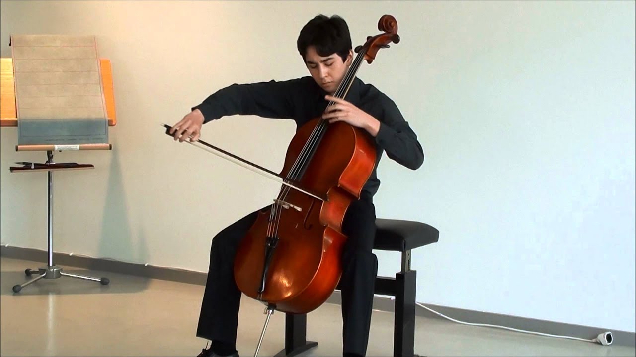 Manuel Lipstein (13) plays Ligeti Sonata for Cello solo - YouTube
