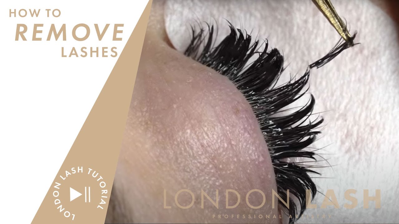 How to Remove Eyelash Extensions | Lash Removal Tutorial - YouTube