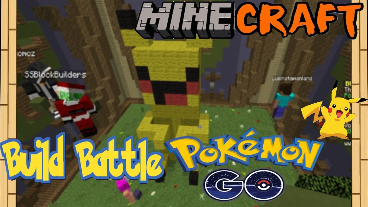 POKEMON GO DI MINECRAFT? | MC Build Battle (Noob) - YouTube