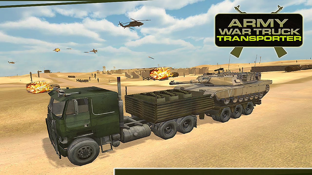 Army War Truck Transport - Gameplay Android - YouTube