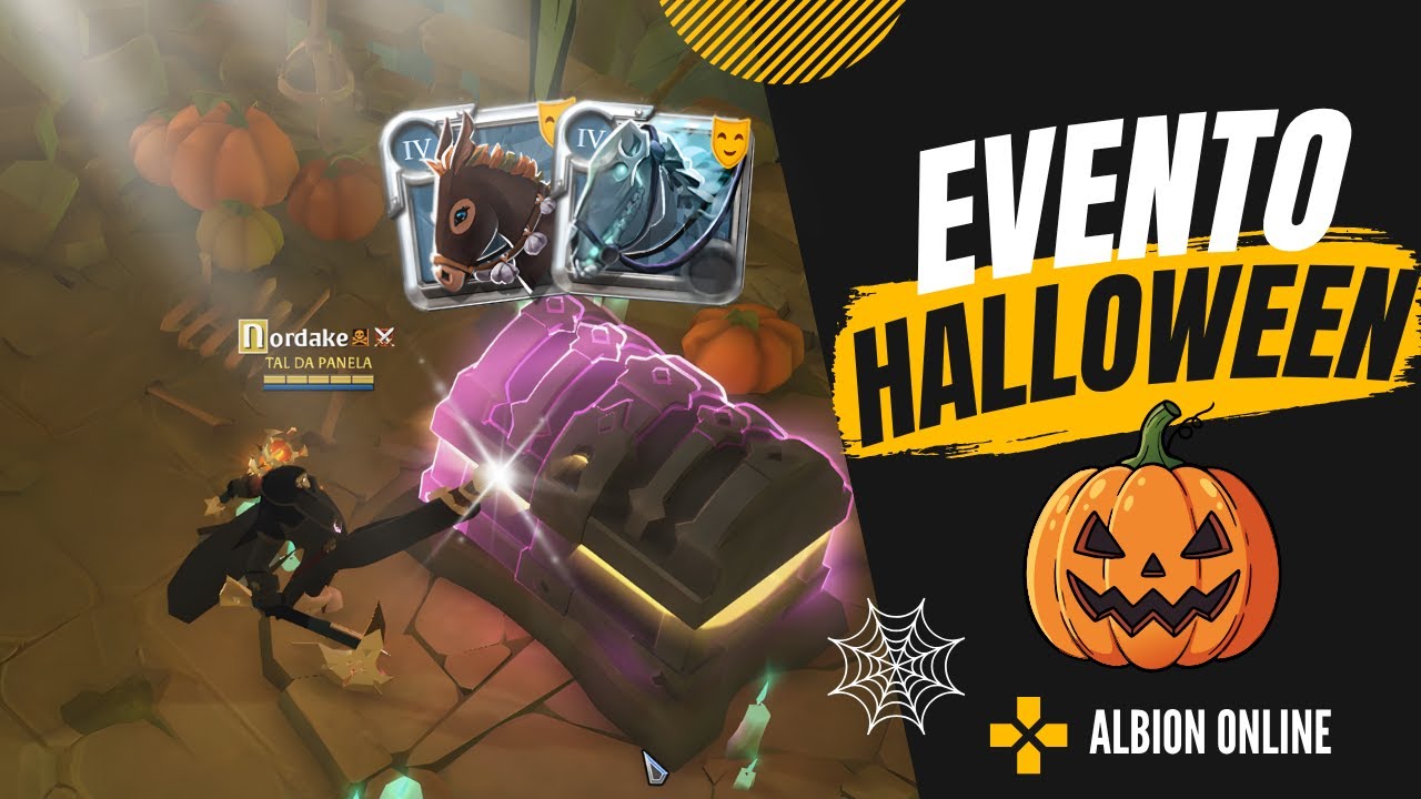 MUITA FAMA E SKIN RARAS NO EVENTO DE HALLOWEEN | ALBION ONLINE - YouTube