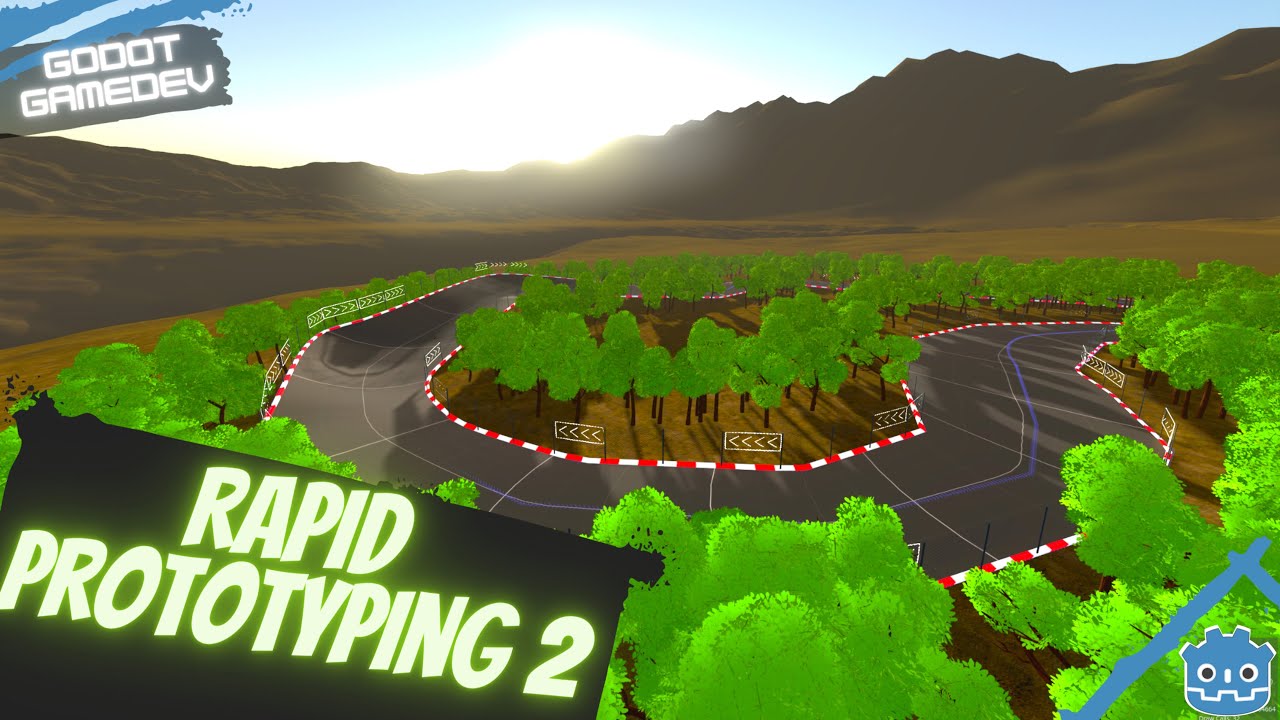 Making a 3D Race Track in Minutes (Timelapse) - Godot 4.0 Side Quests ...