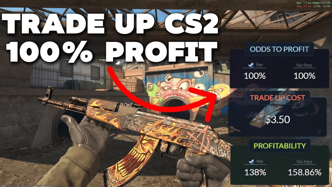 HUGE PROFIT TRADE UP CS2 LOW BUDGET - YouTube