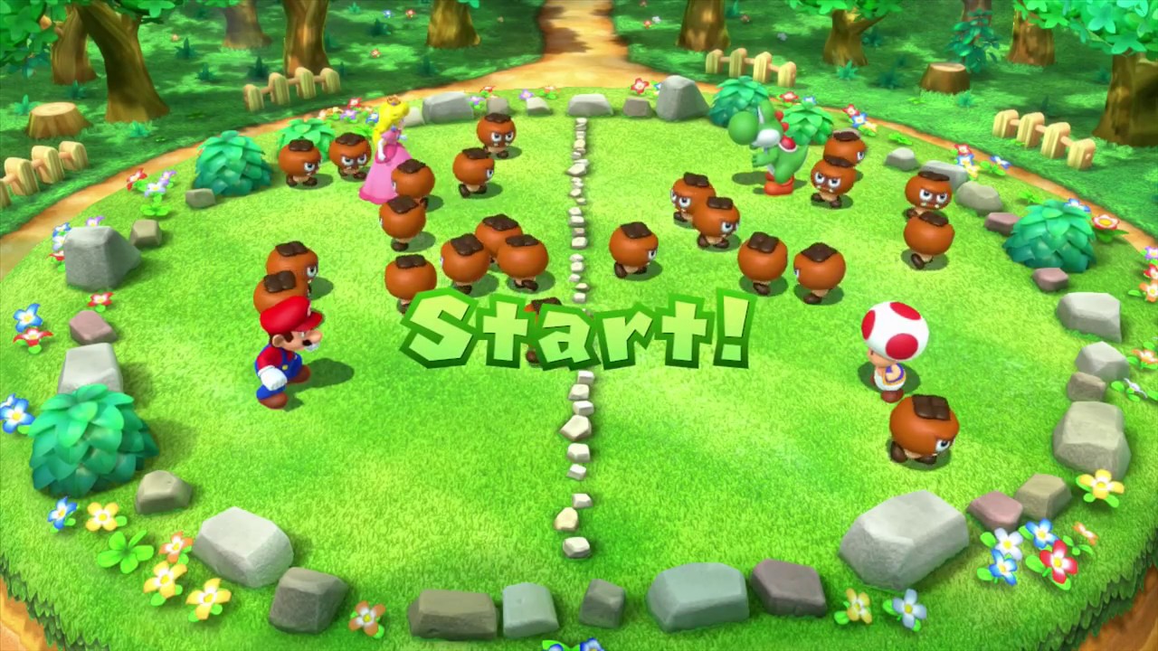 Mario Party 10 Mario Party #67 Peach vs Yoshi vs Mario vs Toad ...