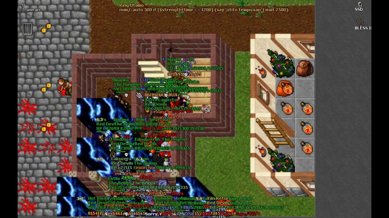 War Tibia Demolidores ~ Red Devils X The Beibos - YouTube