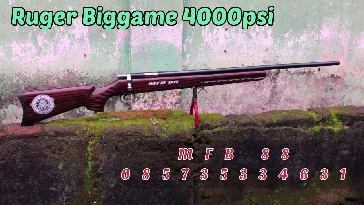 Ruger biggame tabung monel od 27 ll ruger monel 4000psi multifungsi ll ...