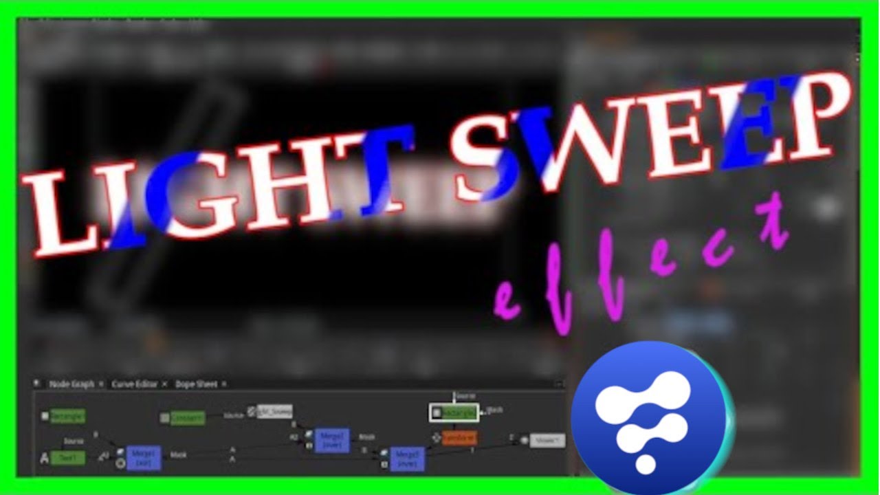 LIGHT SWEEP EFFECT IN FUSION | FUSION VIDEO EFFECTS | FUSION ANIMATIONS ...