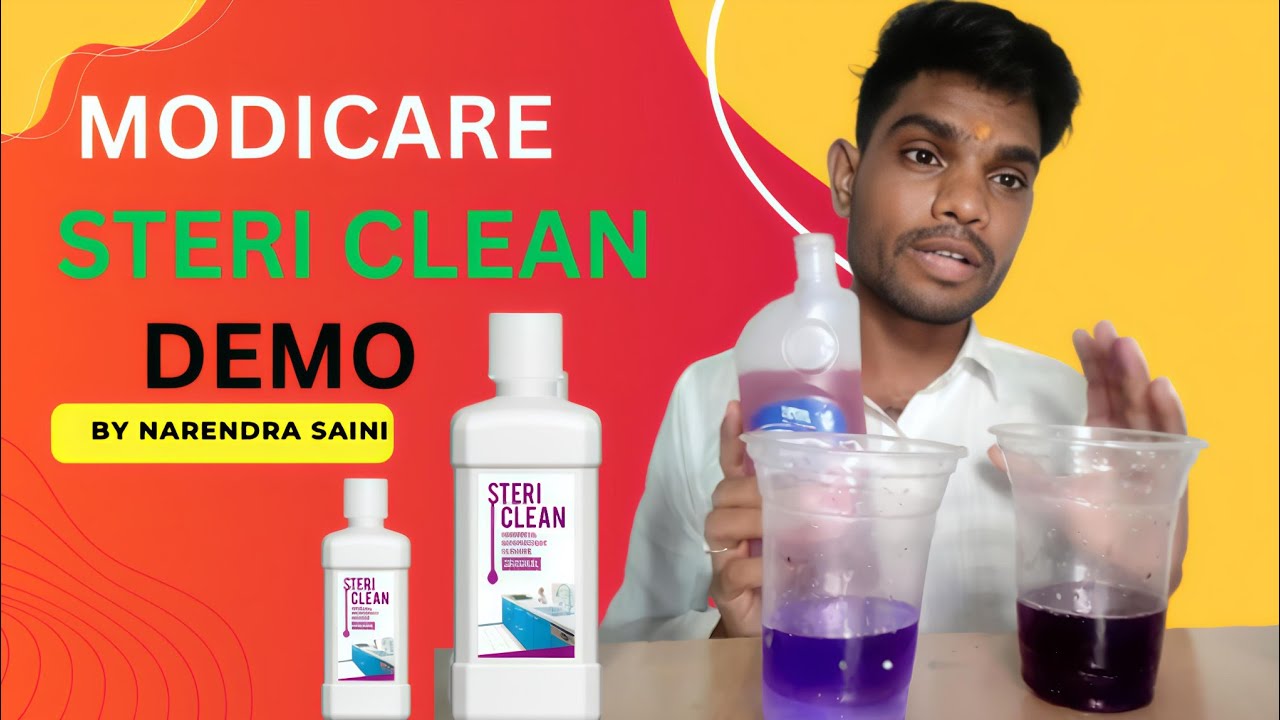 Steri Clean Demo | Best Multi-Purpose Cleaner | Modicare Product Demo ...