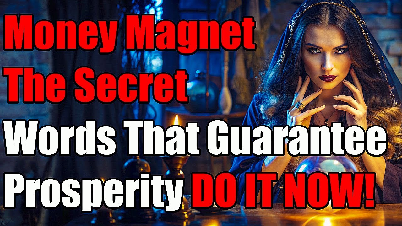 Money Magnet The Secret Words That Guarantee Prosperity DO IT NOW ...