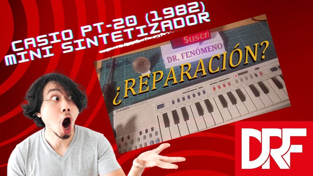 Casio PT-20 (1982) Teclado mini sintetizador 🔨 Reparación - YouTube
