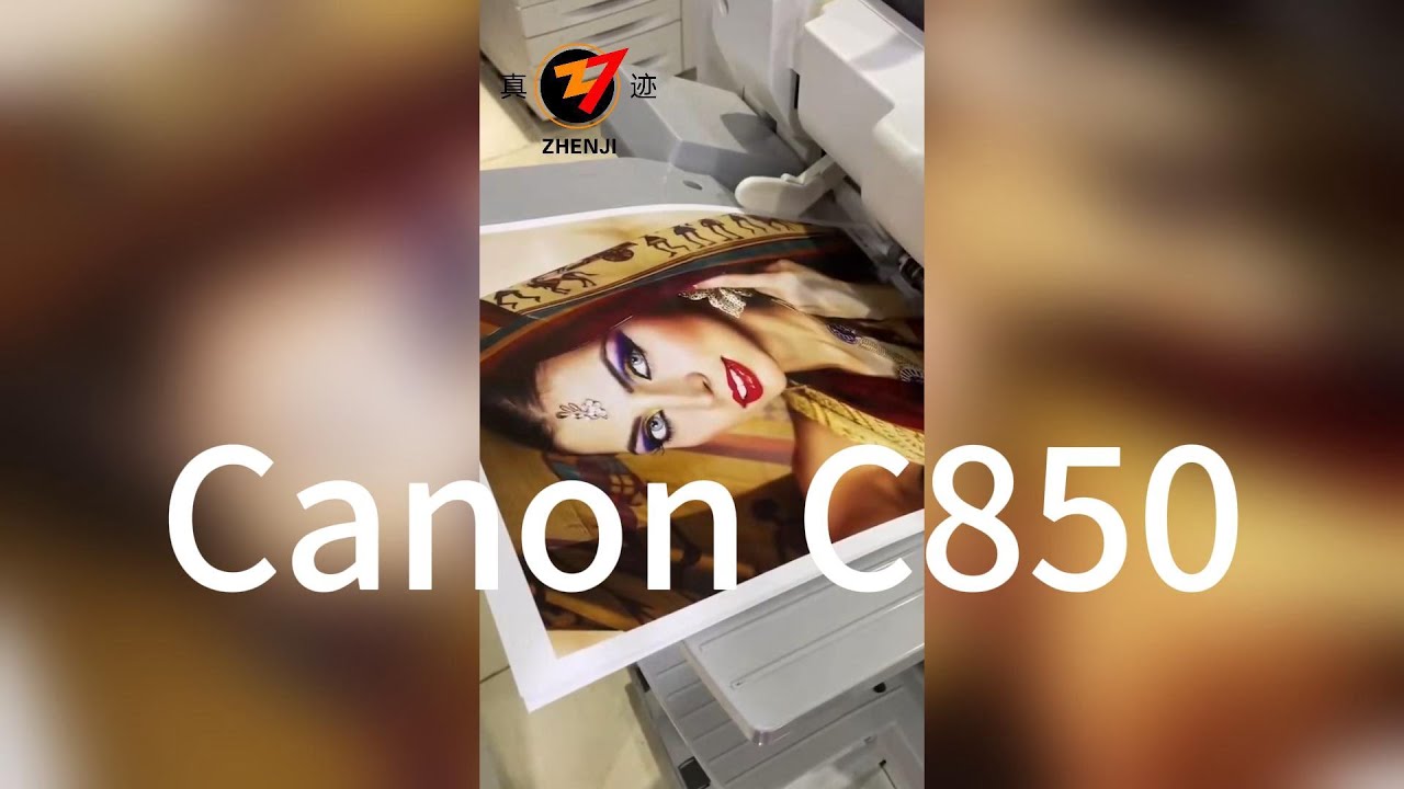 #canon Canon C850 Series Copier Printing - YouTube