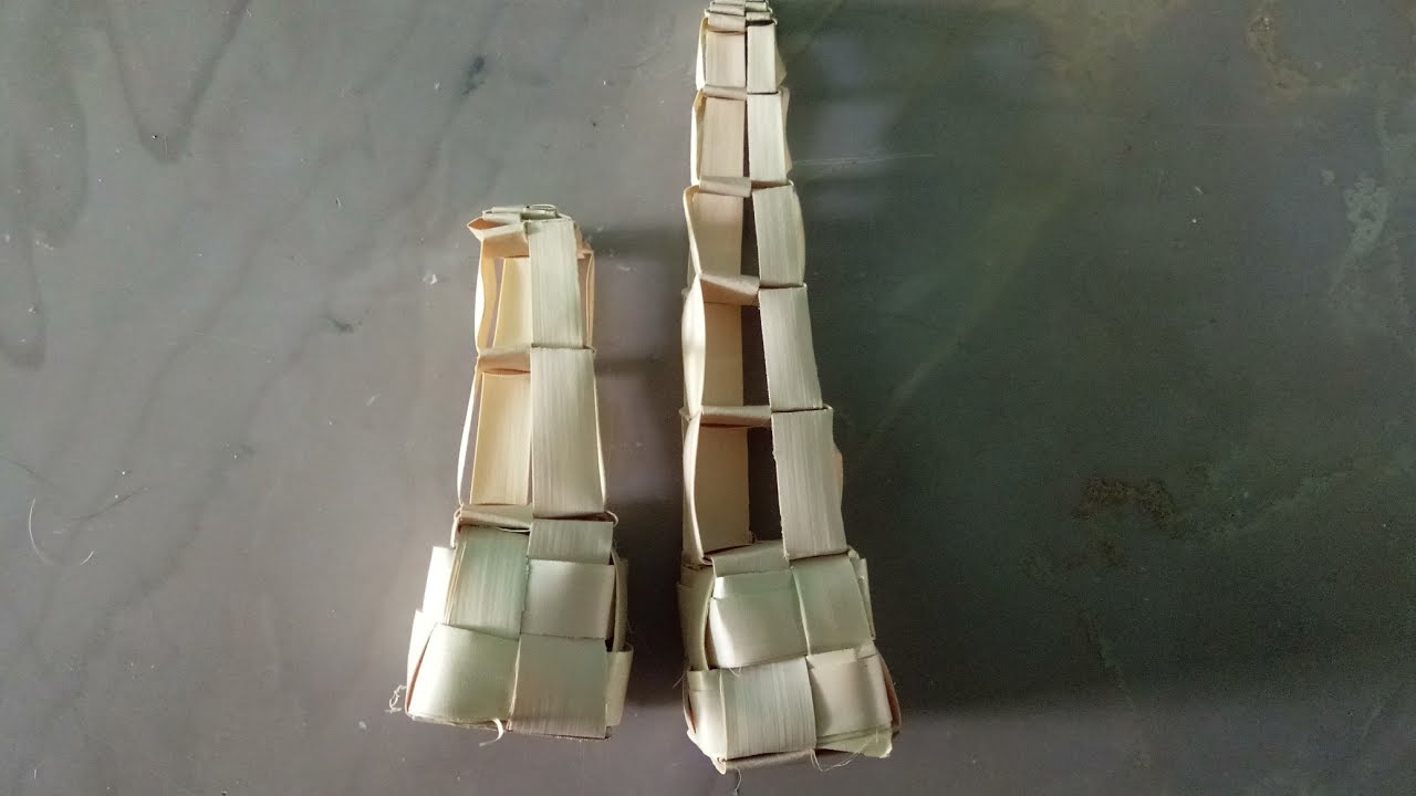 Rattle making with palm leaf - YouTube