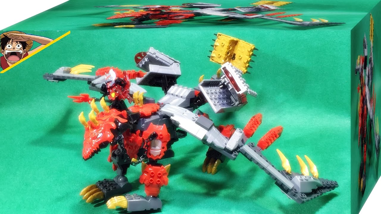텐카이 드래곤 악한 드래곤 2-in-1 텐카이나이트 장난감 완구 조립 리뷰 Tenkai Knights evil Tenkai ...