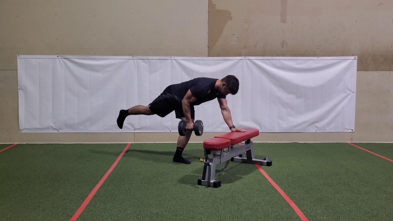 2 Point One Arm Dumbbell Row - YouTube