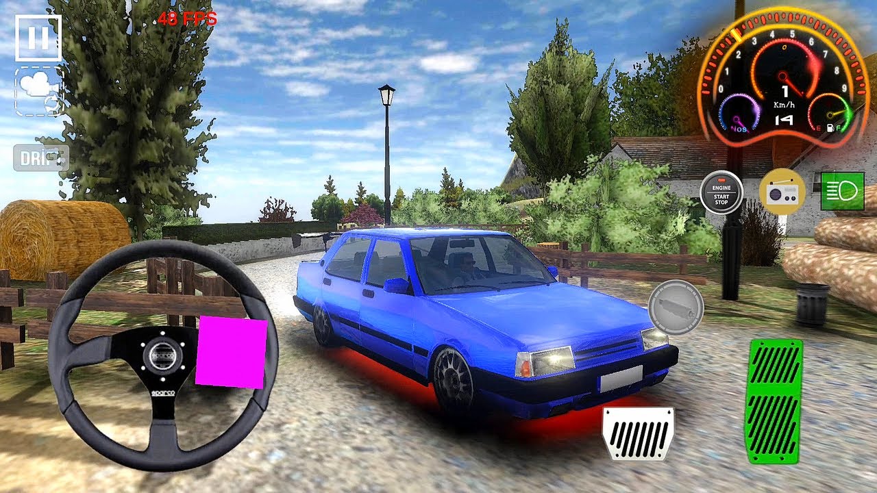Driving Car in the Countryside | Realistic Car Simulator Gameplay - YouTube