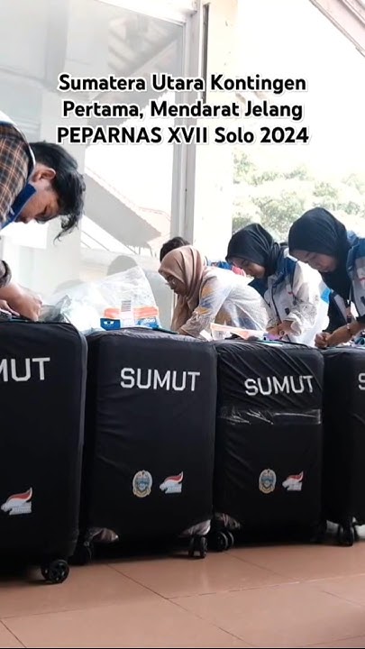 Sumut Kontingen Pertama, Mendarat Jelang PEPARNAS XVII Solo 2024 #solo #peparnas #peparnas2024 ...